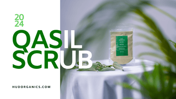 Hudorganics home of a Qasil Powder for hair mask and face Mask