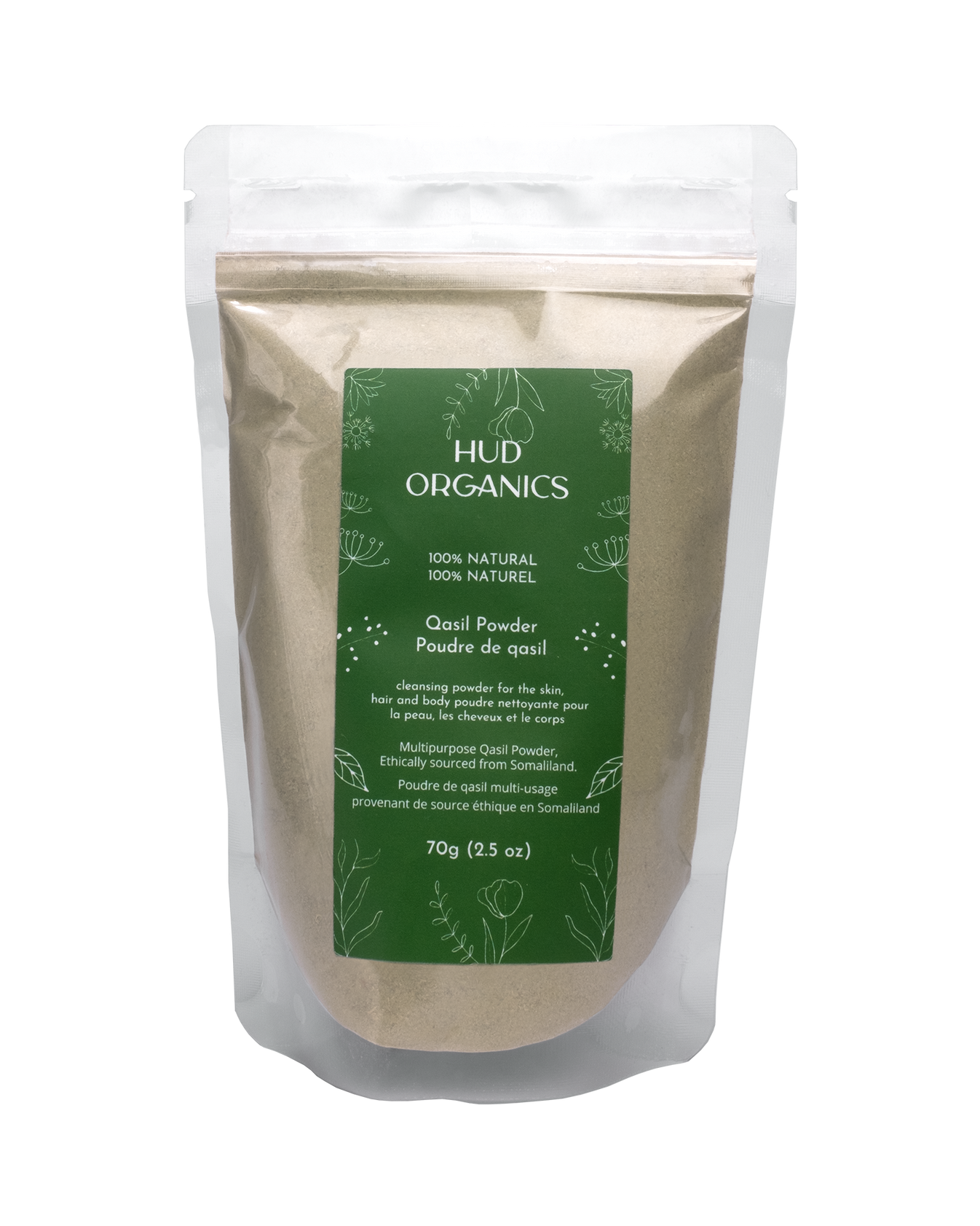 Hud Organics Qasil Powder – 100% Natural Beauty Treatment for Skin & Hair